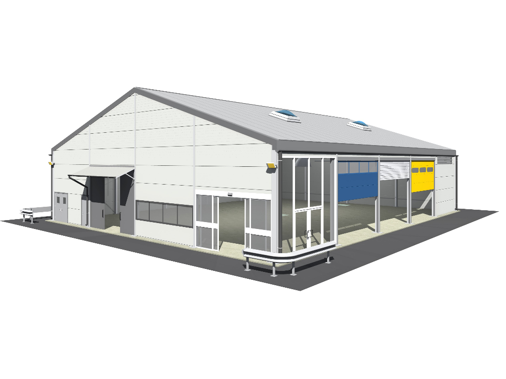 Premium prefabricated customised temporary buildings - HTS TENTIQ