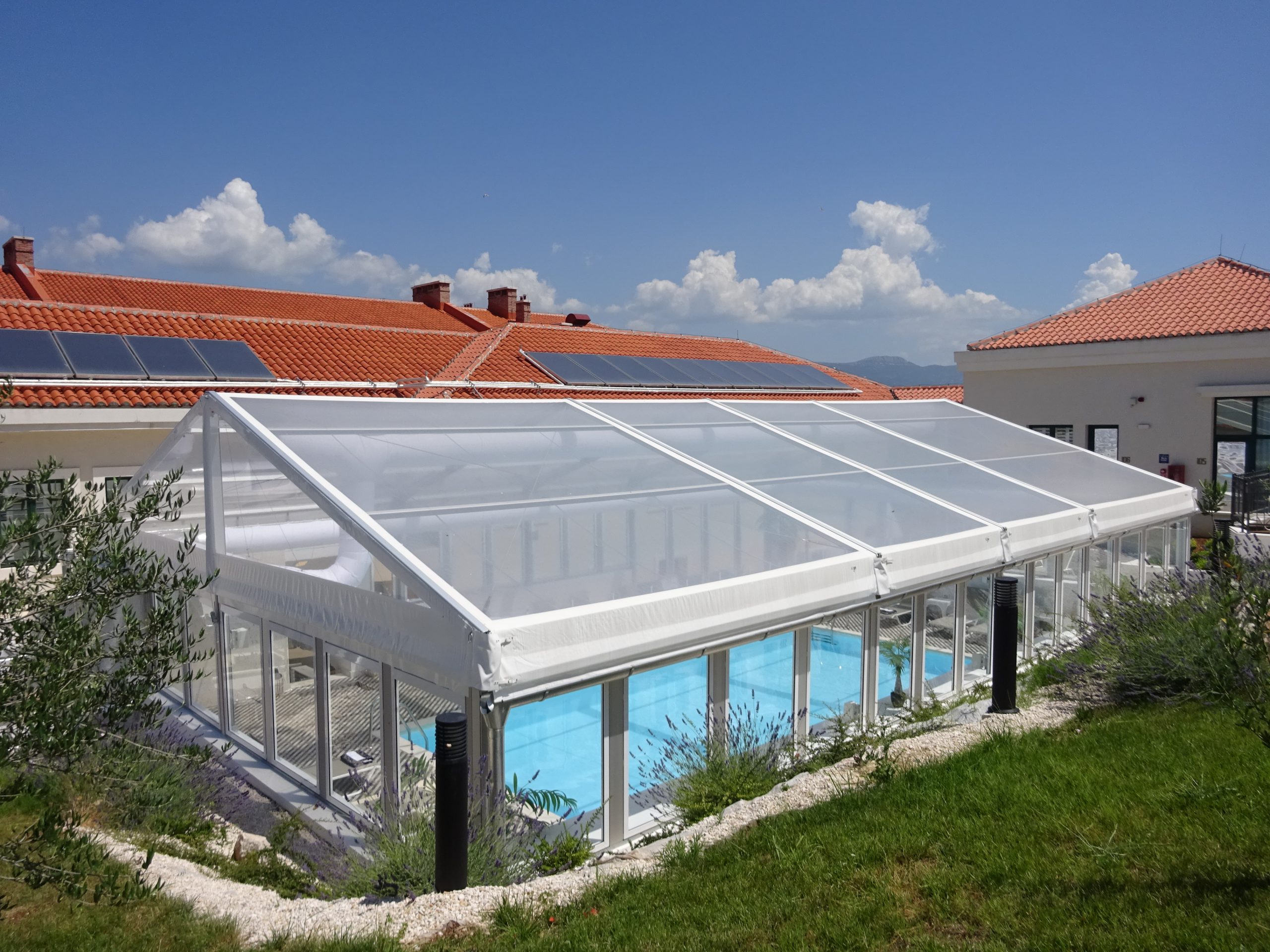 Temporary swimming pool cover | HTS TENTIQ