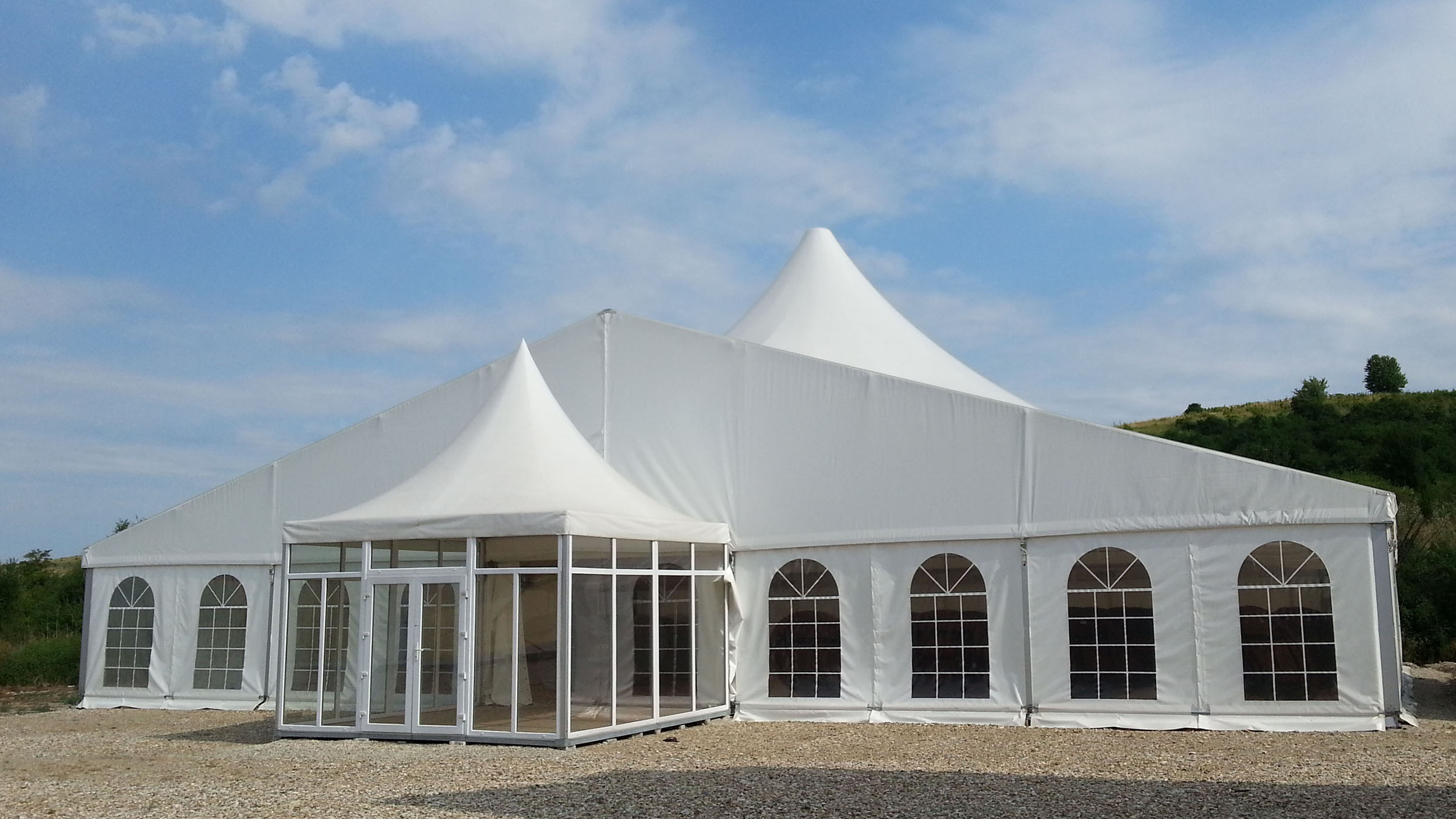 Large Party Tents: temporary or semi-permanent - HTS TENTIQ