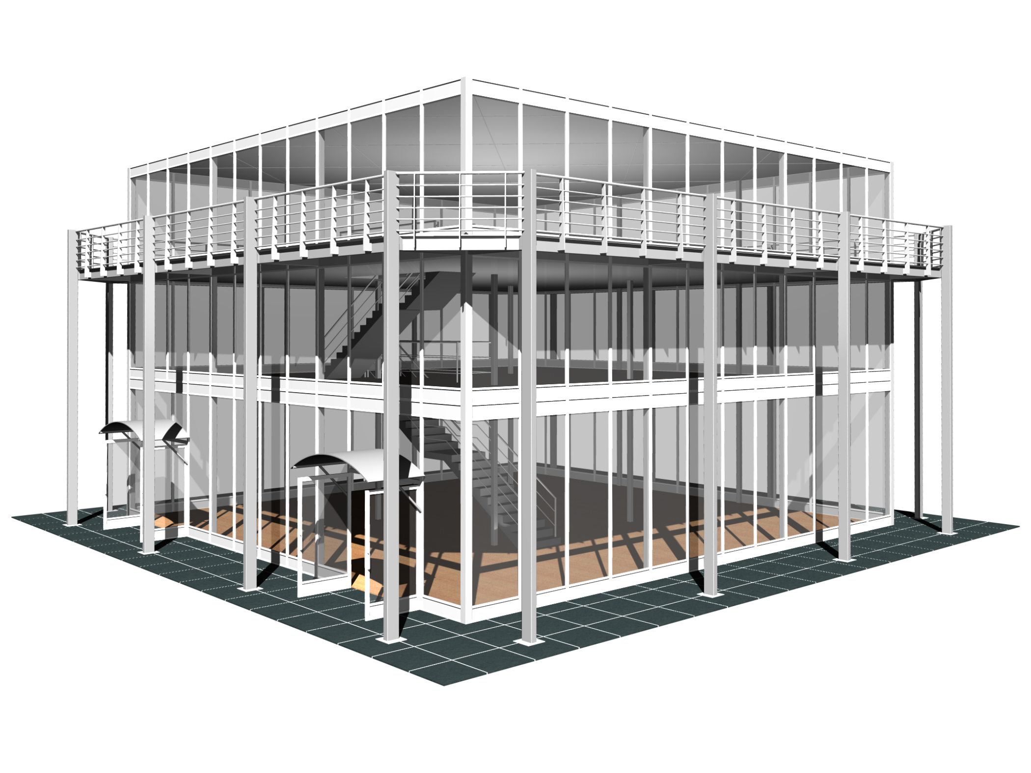 Cube Multi-Level Structure - HTS TENTIQ