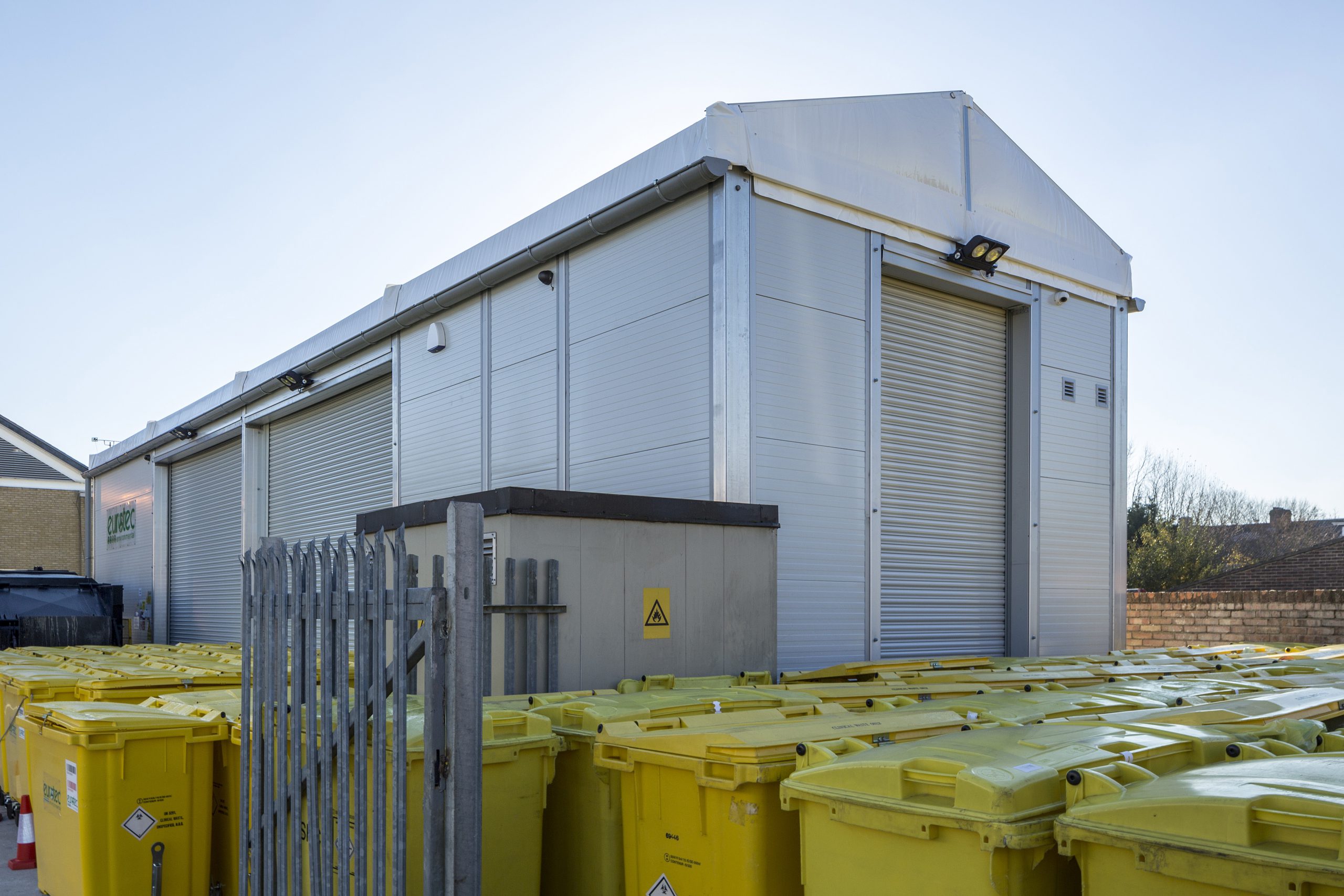 Waste Storage Building for Hospital Contractor - HTS TENTIQ
